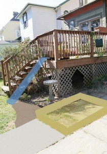 How To Install a Slide off of a Deck | Stately Kitsch